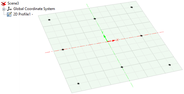データファイルからポイントをインポート - IRONCAD Mechanical 2025 ユーザーガイド